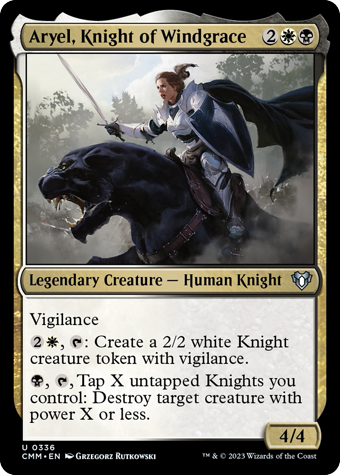 Aryel, Knight of Windgrace - (CMM 336) - Zephyr Epic | Zephyr Epic