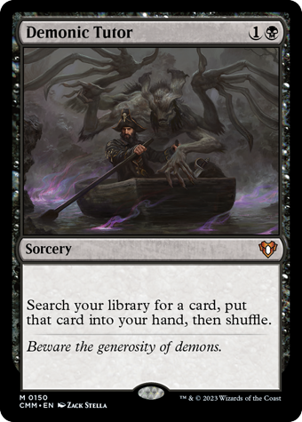 Demonic Tutor - (CMM 150) - Zephyr Epic | Zephyr Epic